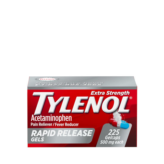GetUSCart- Tylenol Extra Strength Acetaminophen Rapid Release Gels for ...