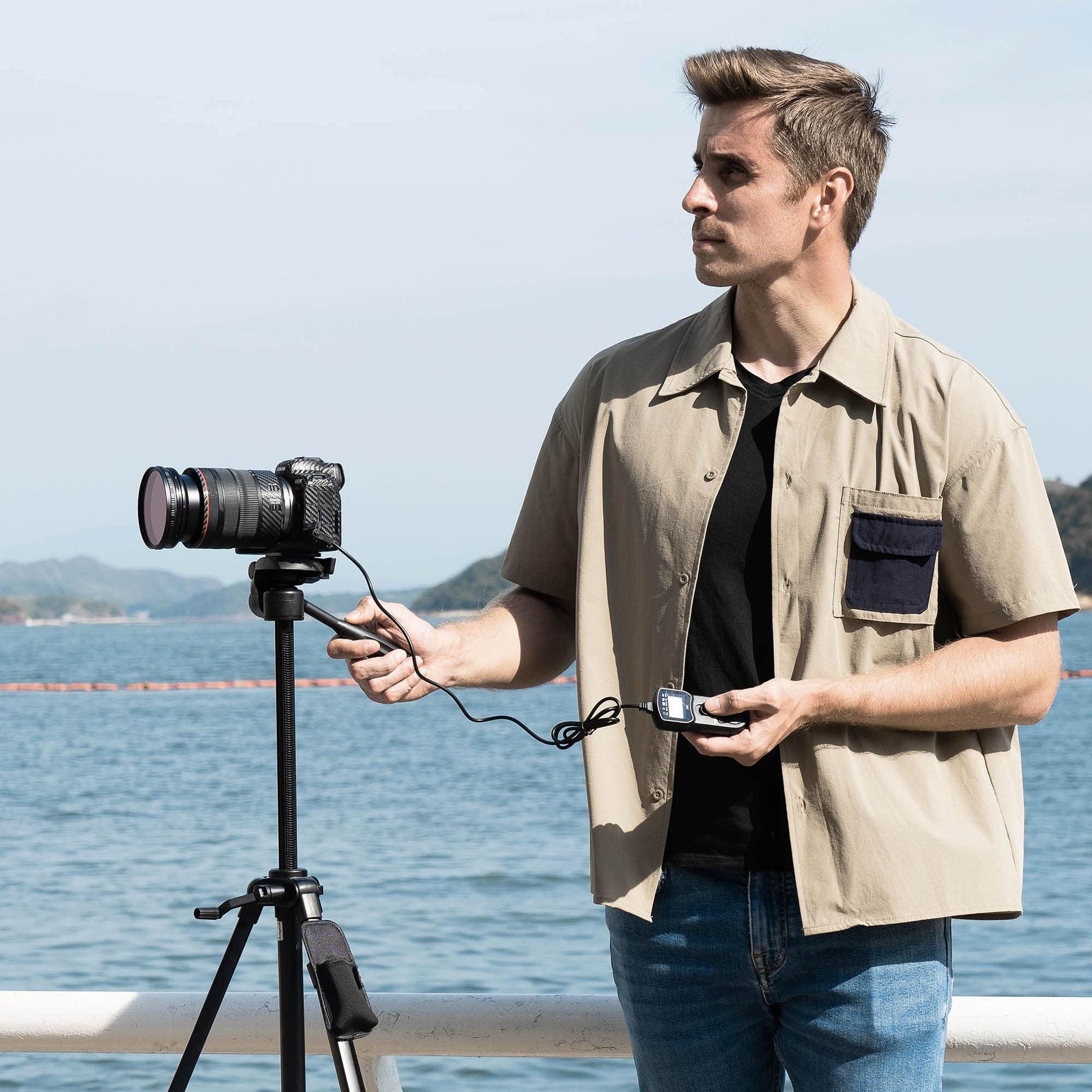 GetUSCart- JJC Intervalometer Timer Remote Control Shutter Release for Sony A6000 A6100 A6600 ...