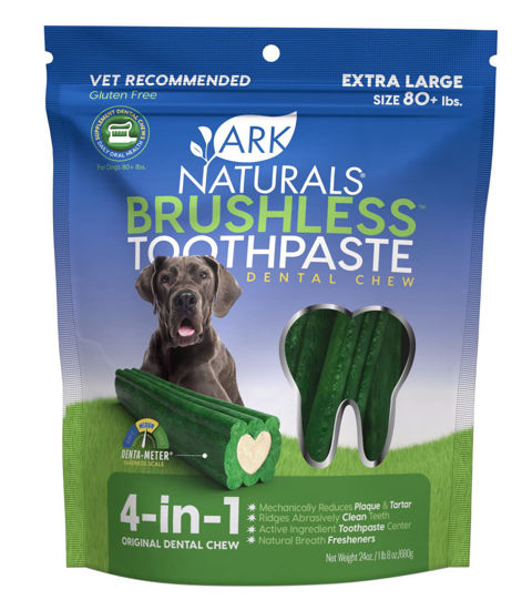 GetUSCart- Ark Naturals Brushless Toothpaste, Dog Dental Chews for ...