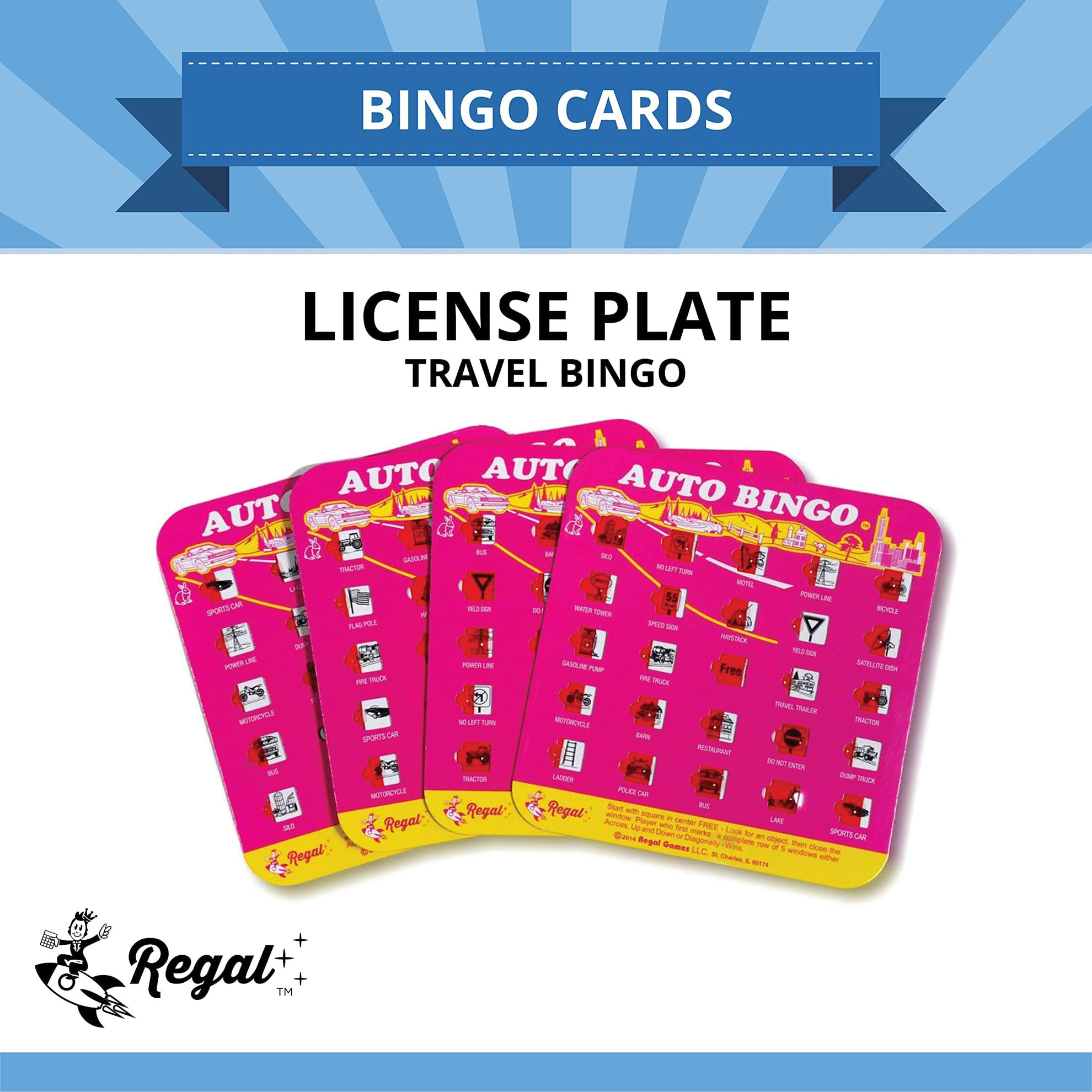 GetUSCart- Regal Games - Original Interstate Highway Travel Bingo Set ...
