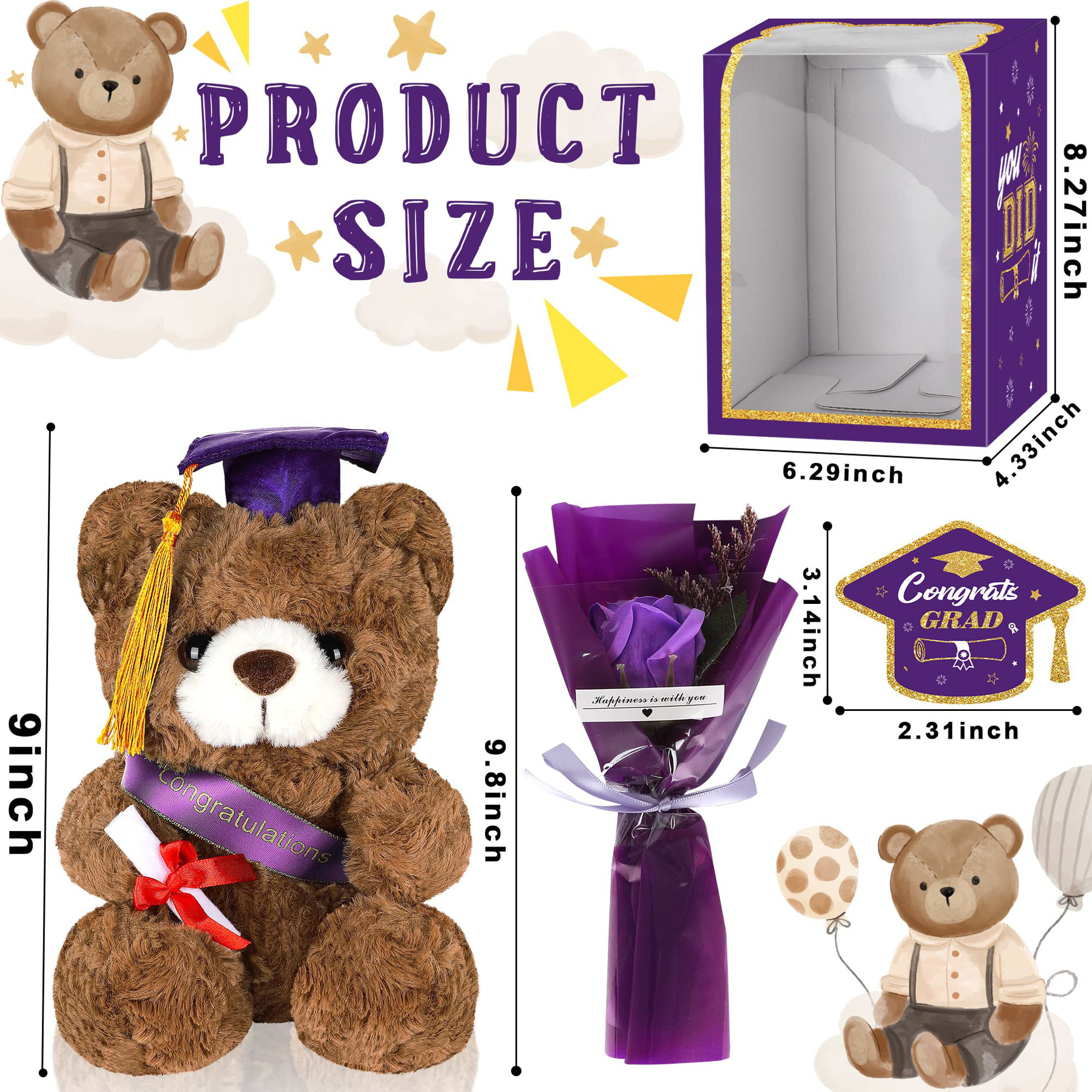 GetUSCart- Sawowkuya Graduation Gifts Set Class of 2023 Graduation ...