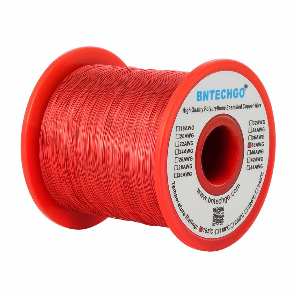 GetUSCart- BNTECHGO 38 AWG Magnet Wire - Enameled Copper Wire ...