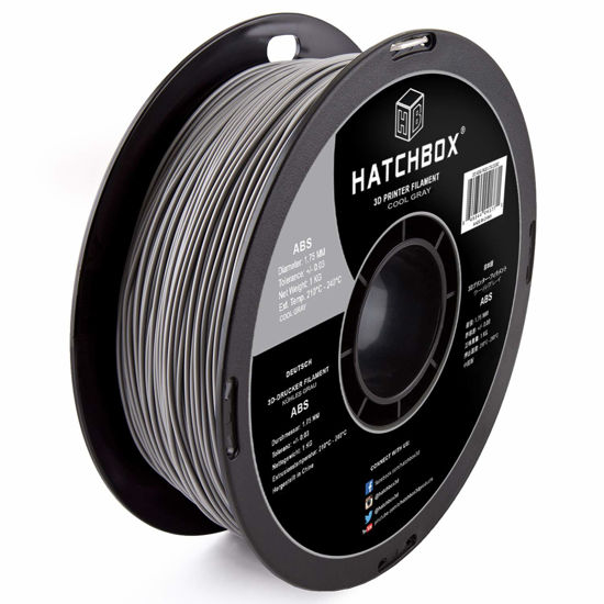 GetUSCart- HATCHBOX ABS 3D Printer Filament, Dimensional Accuracy +/- 0 ...