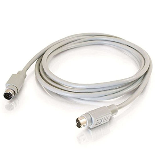 GetUSCart- C2G 02318 8-Pin Mini-DIN M/M Serial RS232 Cable, Beige (10 ...
