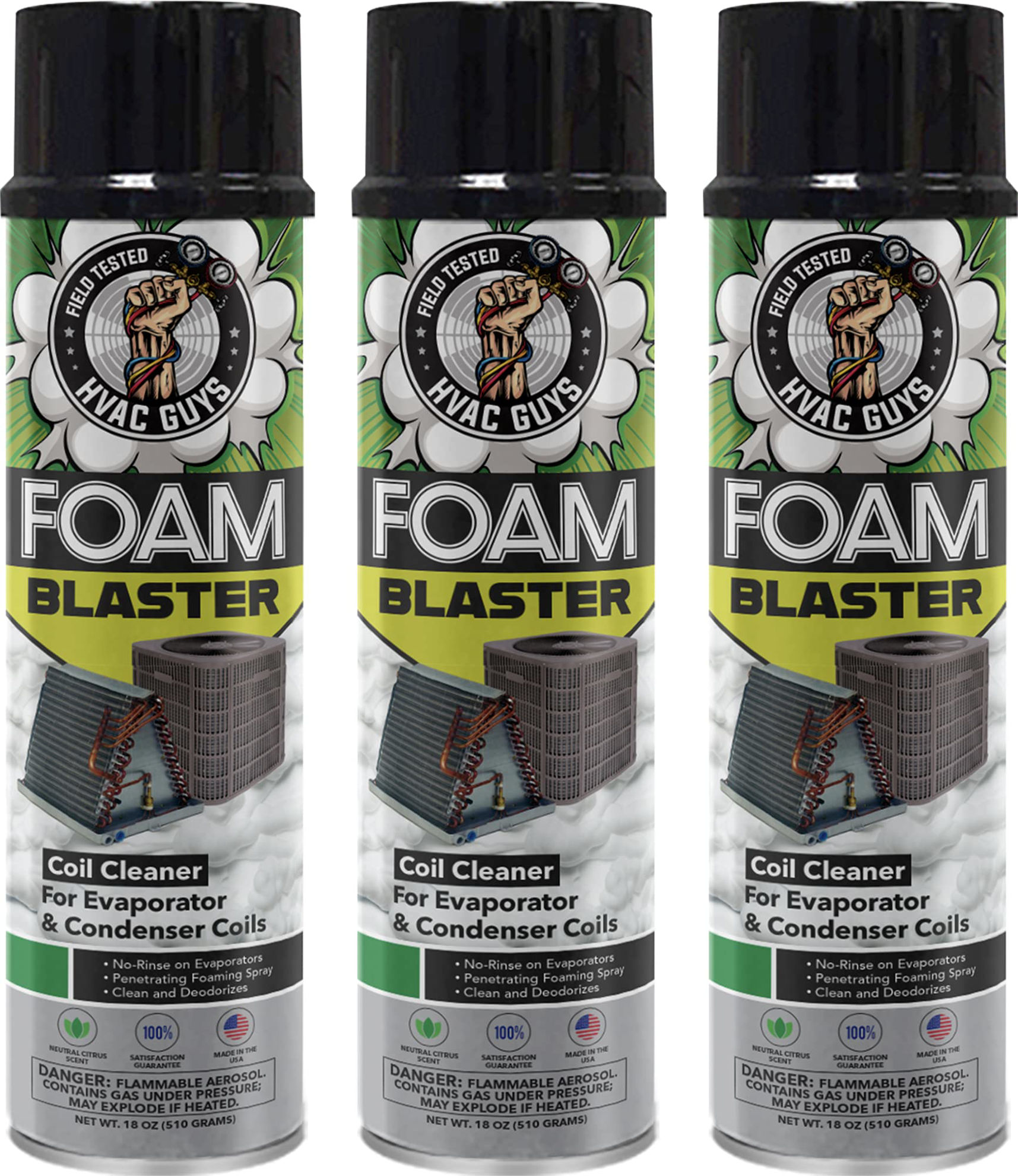 GetUSCart- Leak Saver HVAC Guys - Foam Blaster (18oz.) - Penetrating ...