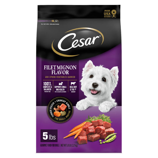 GetUSCart- CESAR Small Breed Dry Dog Food Filet Mignon Flavor with ...