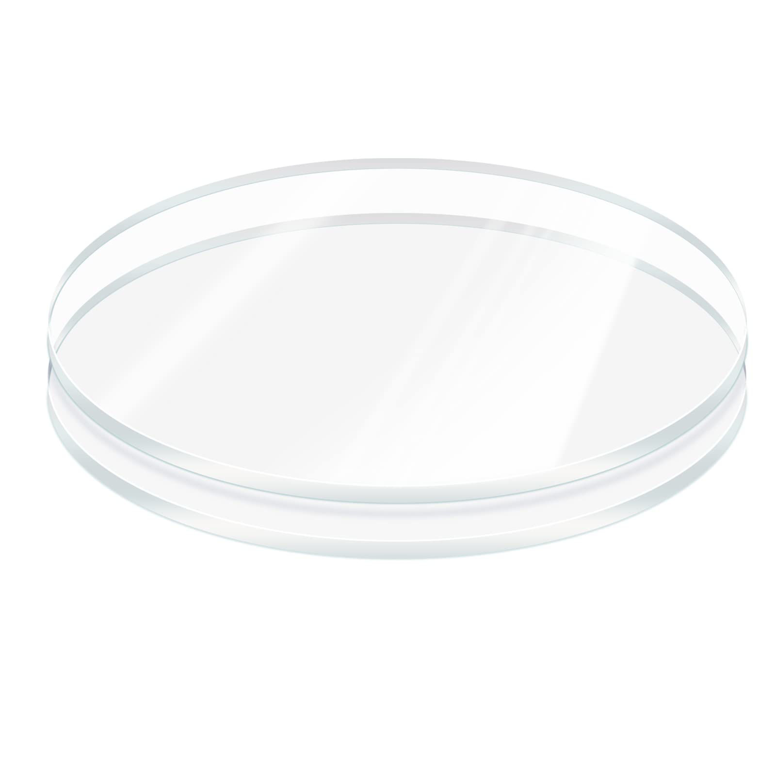 GetUSCart- 2 Pieces 1/8" Round Plexiglass Sheet, 14 Inch Diameter Clear ...