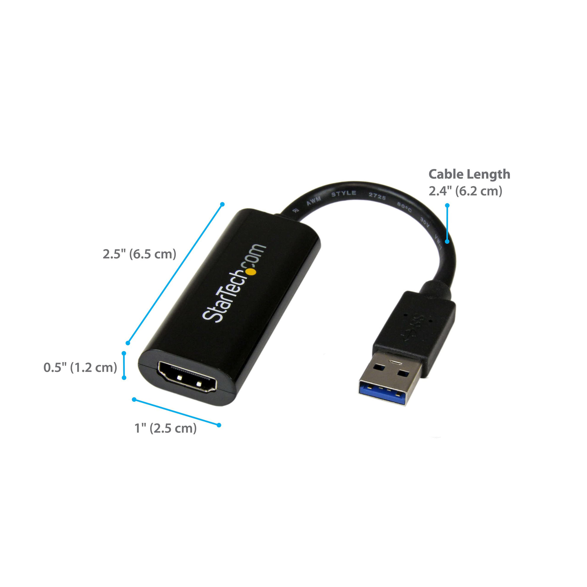 GetUSCart- StarTech.com USB 3.0 to HDMI Adapter - 1080p (1920x1200 ...