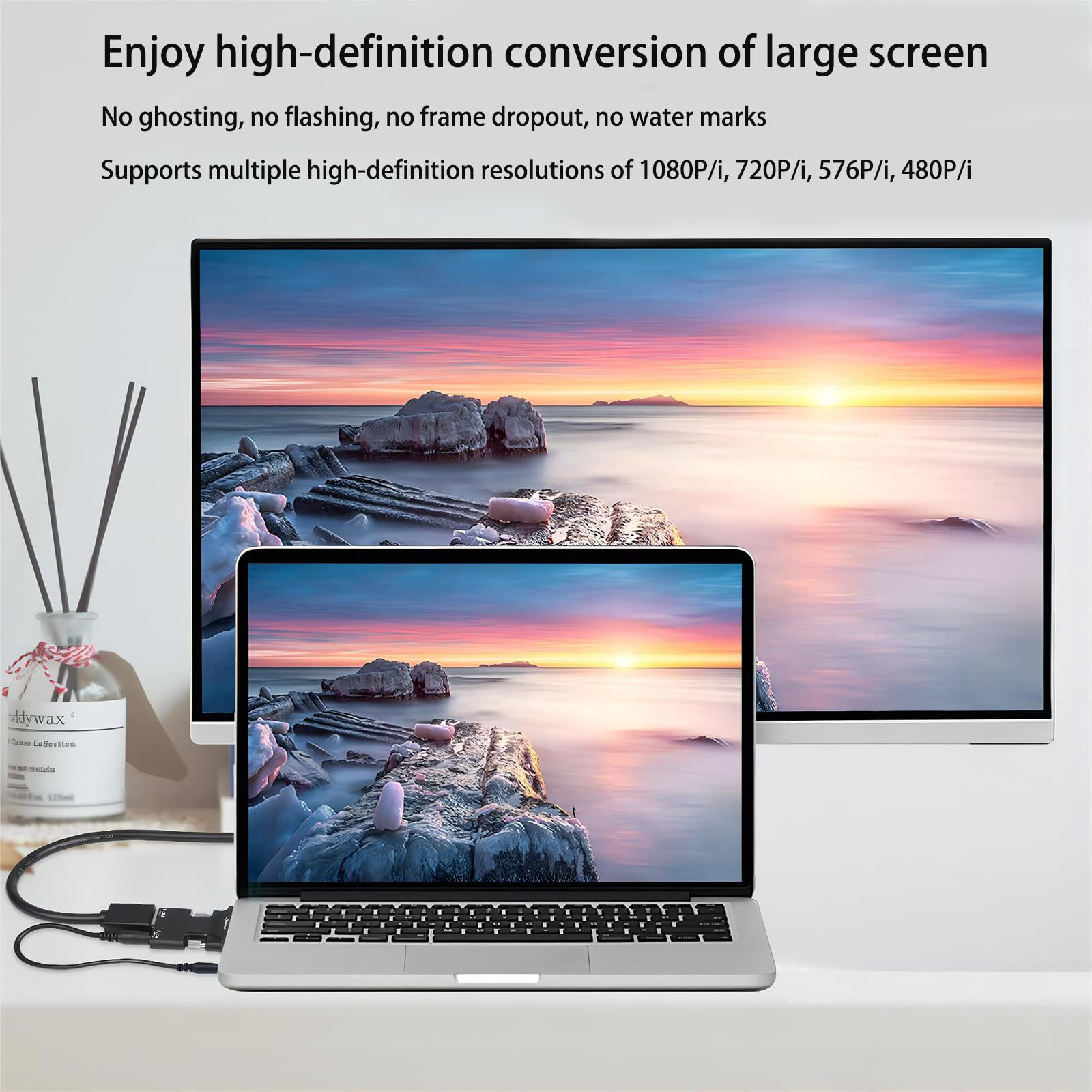 GetUSCart- FDG HDMI to VGA Adapter Converter,hdmi vga Adapter Suitable ...