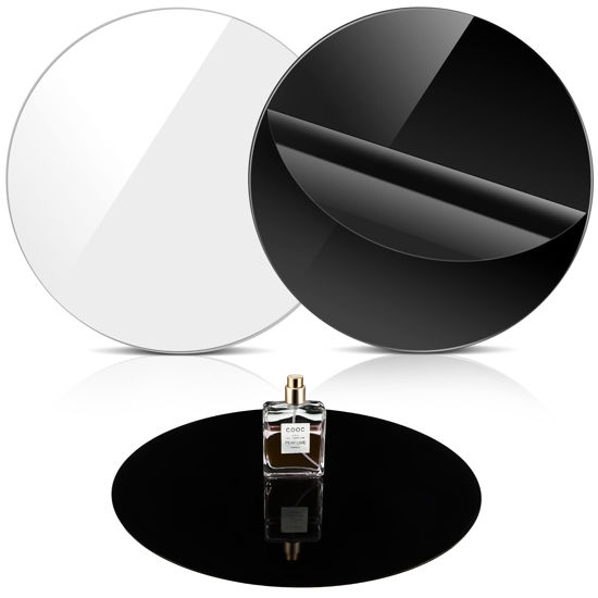 GetUSCart- 2 Pieces 12 Inch Reflective Display Table Riser Professional ...