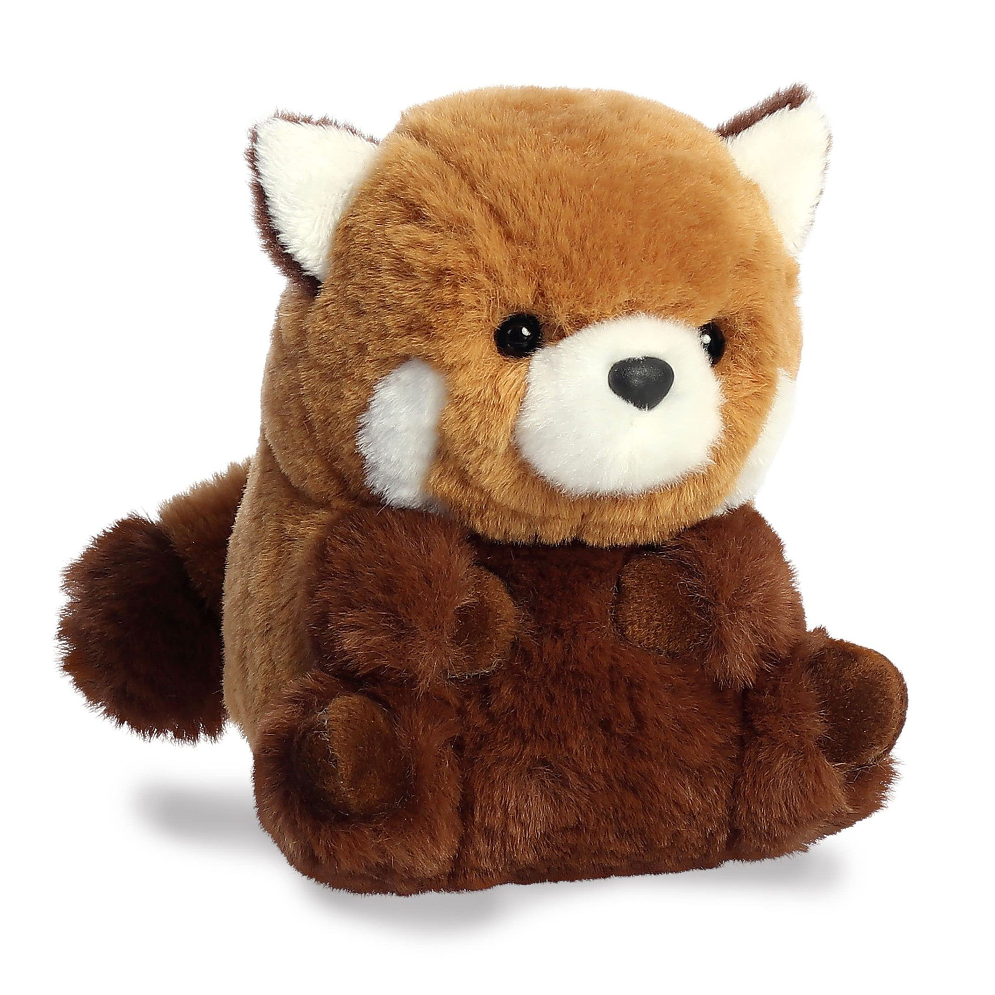 GetUSCart- Aurora® Round Rolly Pet™ AKI Red Panda™ Stuffed Animal - Adorable Companions - On-The ...