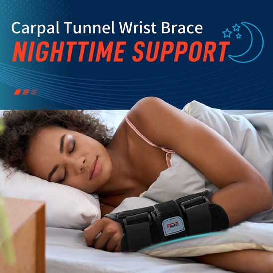 GetUSCart- FEATOL Wrist Brace for Carpal Tunnel, Adjustable Wrist ...