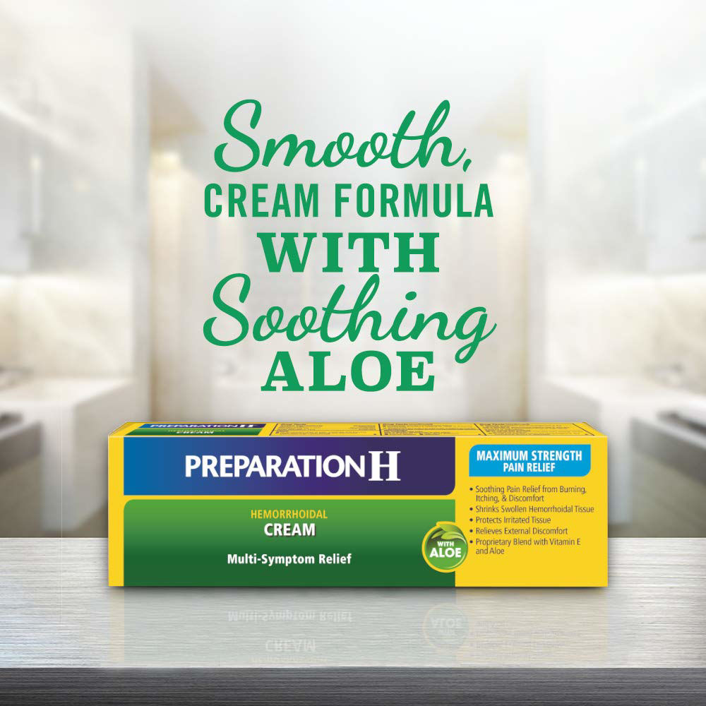 GetUSCart- Preparation H Hemorrhoid Symptom Treatment Cream (0.9 Ounce ...