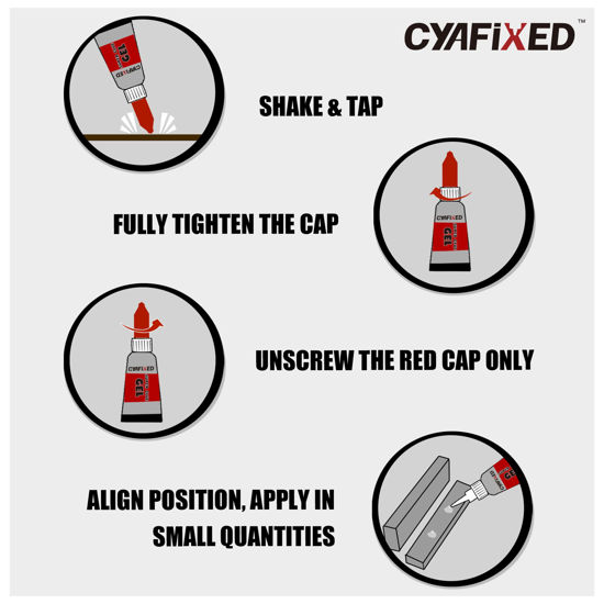 GetUSCart- CYAFIXED Super Glue Gel, All-Purpose Superglue ...