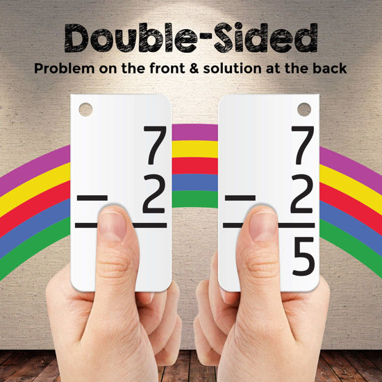 GetUSCart- Star Right Subtraction Flashcards with 2 Metal Binder Rings ...