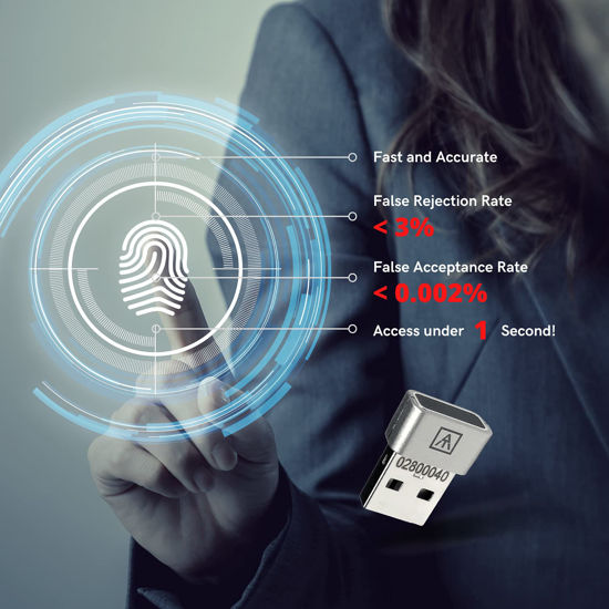 GetUSCart- AUTHENTREND ATKey.Hello USB, Windows Hello Fingerprint ...