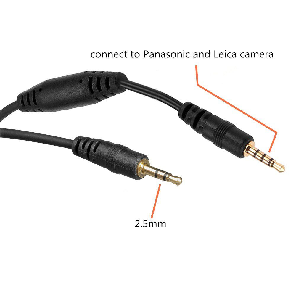 GetUSCart- LGSHOP RS1 Remote Cable Shutter Connecting Cord 2.5mm - P6/L1 Camera Connecting Plug ...