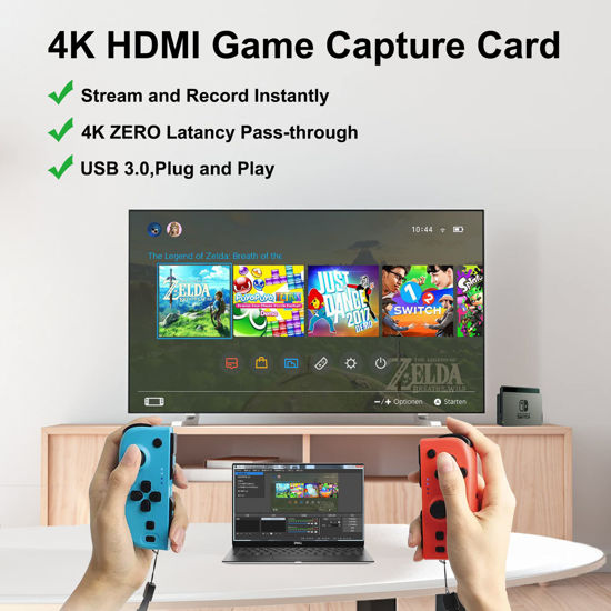 GetUSCart- 4K HDMI Capture Card, Audio Video Capture Card for Streaming ...