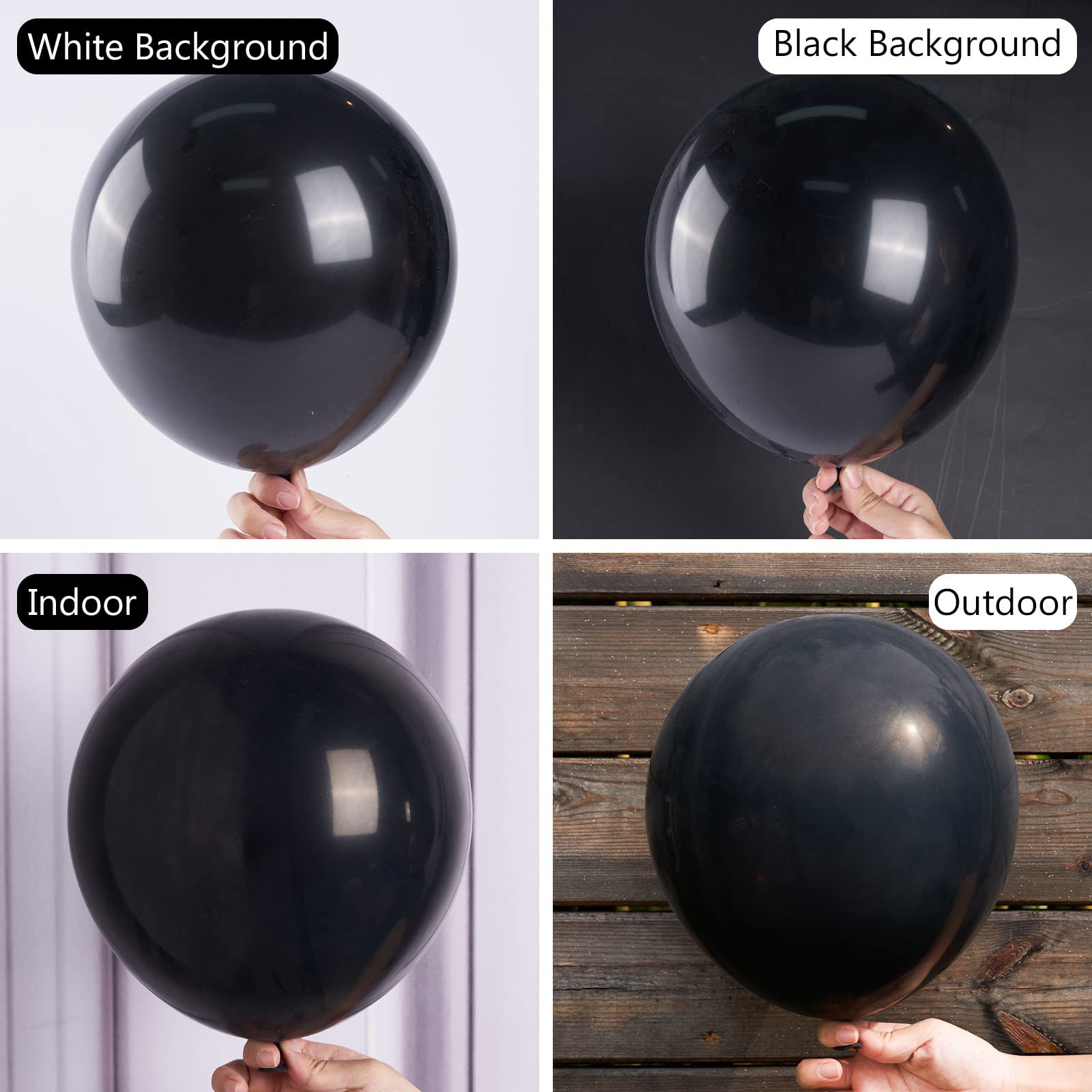 GetUSCart- PartyWoo Black Balloons, 50 pcs 12 Inch Matte Black Balloons ... GetUSCart- PartyWoo Black Balloons, 50 pcs 12 Inch Matte Black Balloons ...