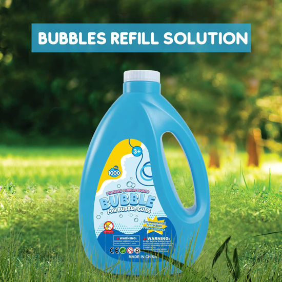 GetUSCart- Bubble Machine Solution, 1 L/ 33.8 OZ Bubble Refill Solution for Kids Graduation ...