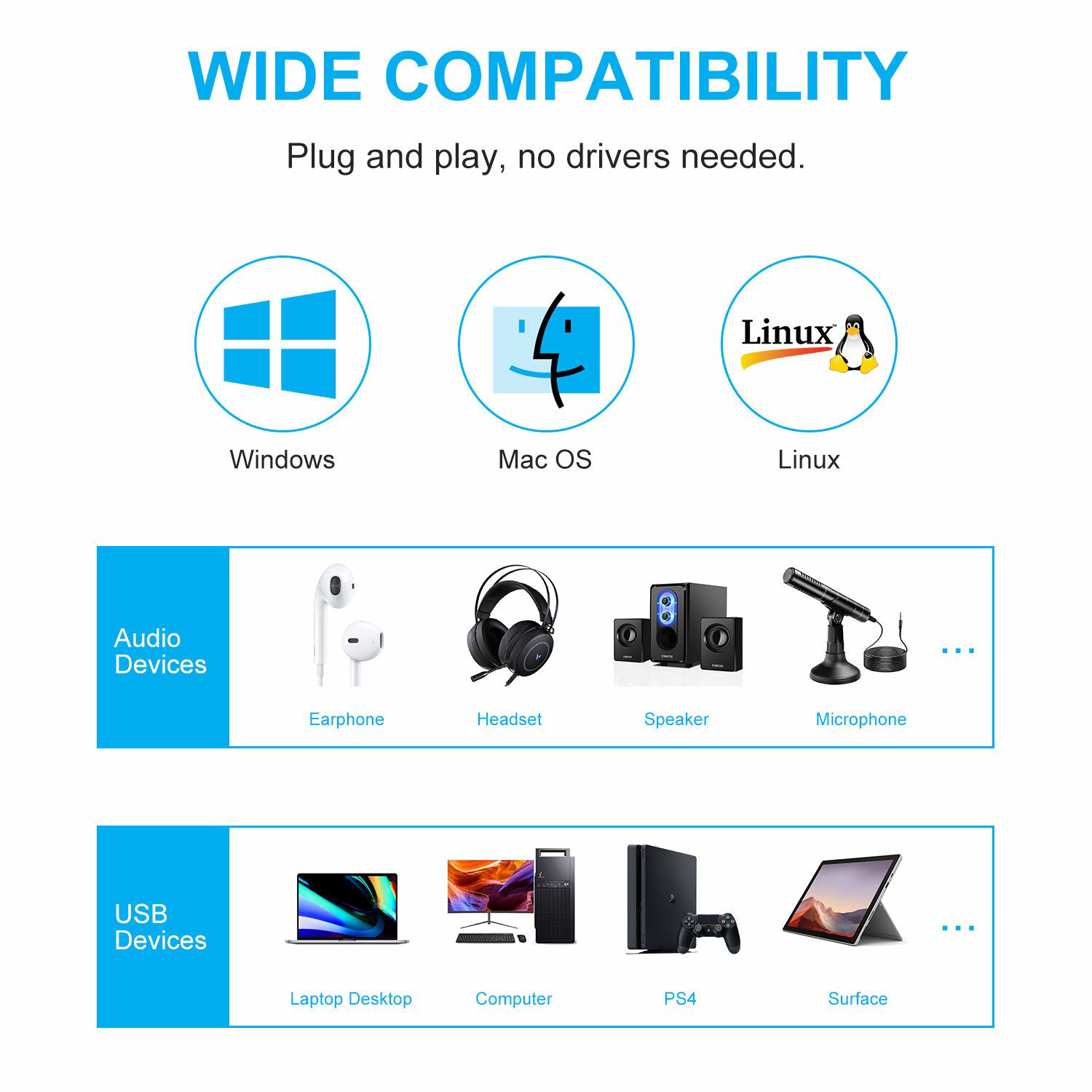 GetUSCart- UFBOSS USB External Stereo Sound Adapter 2 in 1 USB to ...