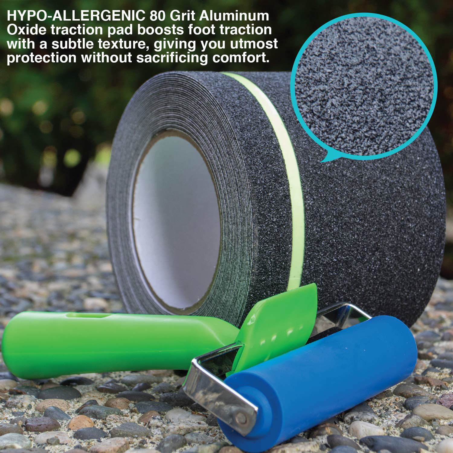 GetUSCart- Anti Slip Traction Tape with Glow in Dark Green Stripe and ...