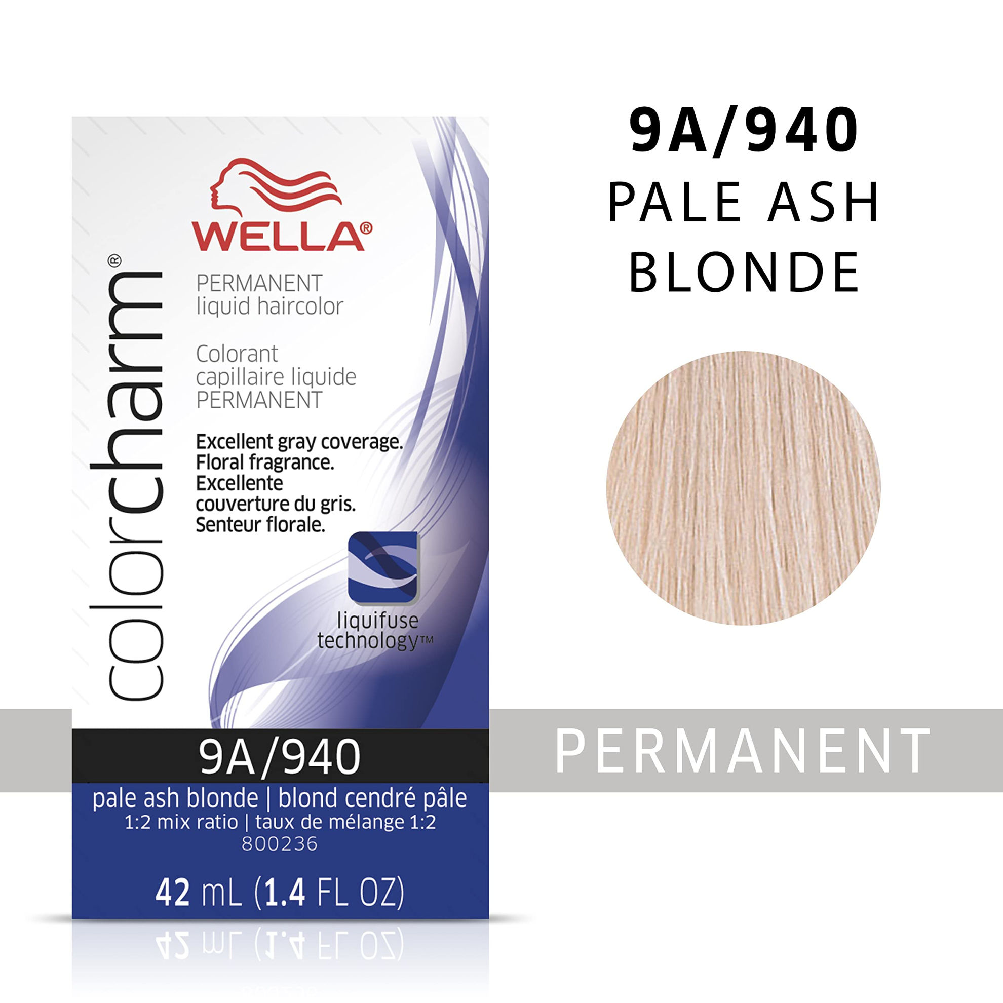 GetUSCart- WELLA Color Charm Permanent Liquid Hair Color for Gray ...