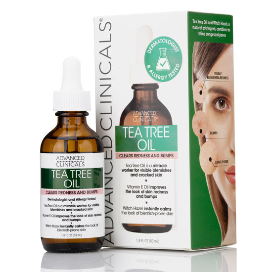 GetUSCart- Advanced Clinicals Tea Tree Oil Facial Skin Care Serum Spot ...
