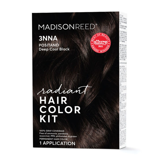 GetUSCart- Madison Reed Radiant Hair Color Kit, Darkest Brown Black for ...