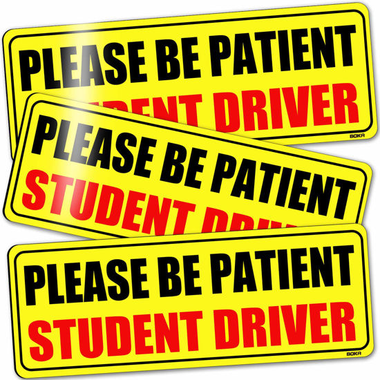 GetUSCart- BOKA Student Driver Magnet for Car, Upgraded Please Be ...
