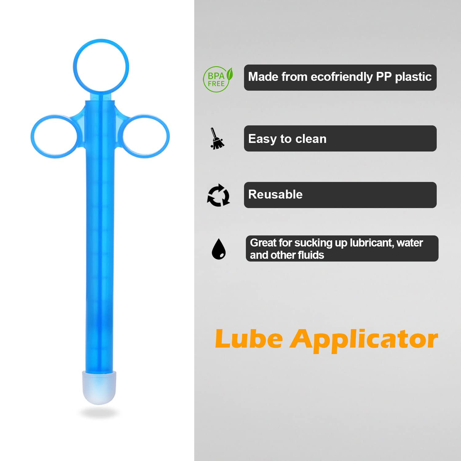 GetUSCart- PABREY Lubricant Lube Applicator with Smooth Rounded Tip ...