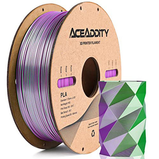 GetUSCart- Aceaddity Silk Magic PLA 3D Printer Filament, Dual-Colour Co ...