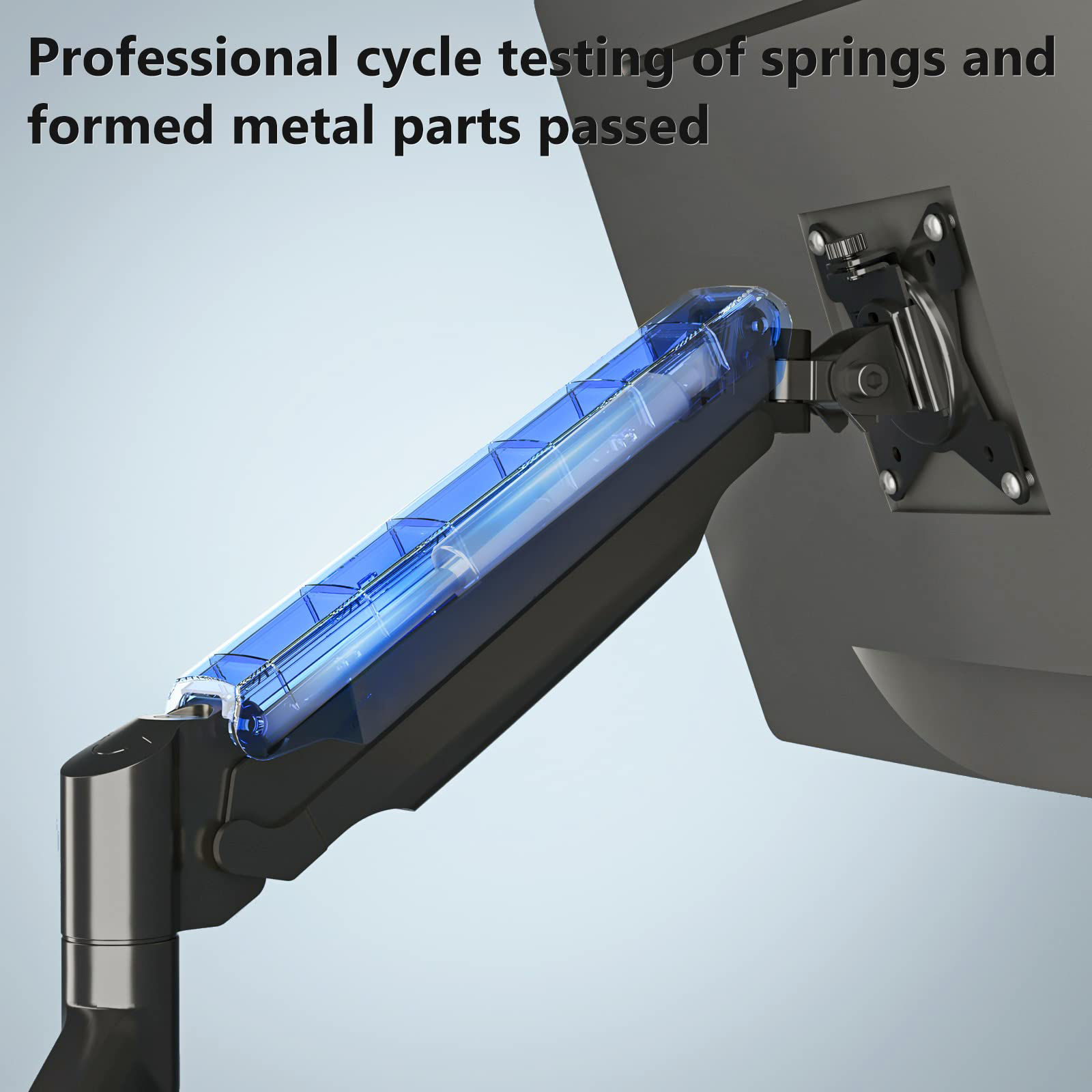 GetUSCart- WALI Dual Monitor Mount, Gas Spring Monitor Stand for 2 ...