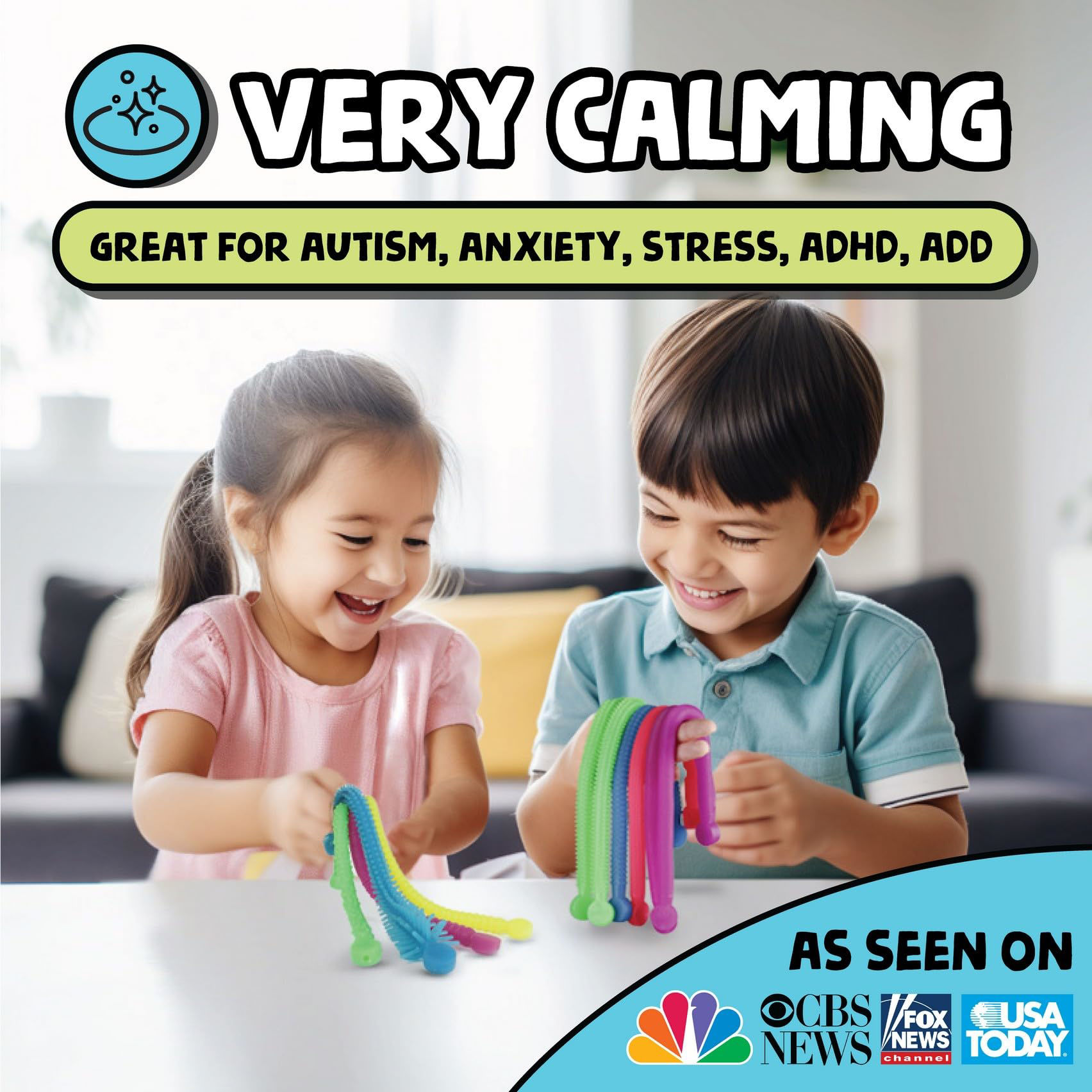 GetUSCart- BUNMO Super Sensory Stretchy Strings 6pk | Calming ...