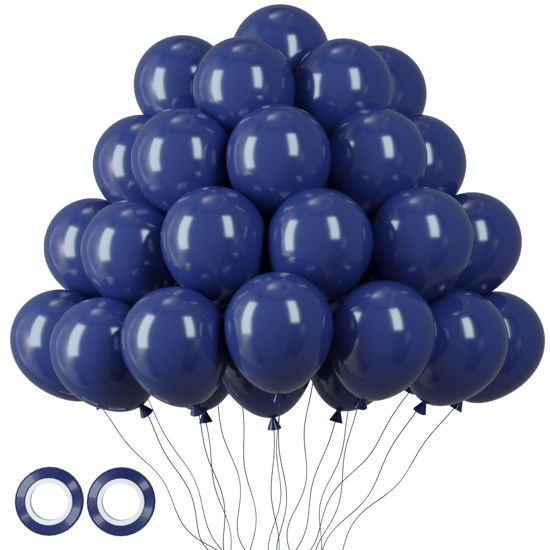 GetUSCart- Voircoloria 105pcs Navy Blue Balloons 12inch Dark Blue ...