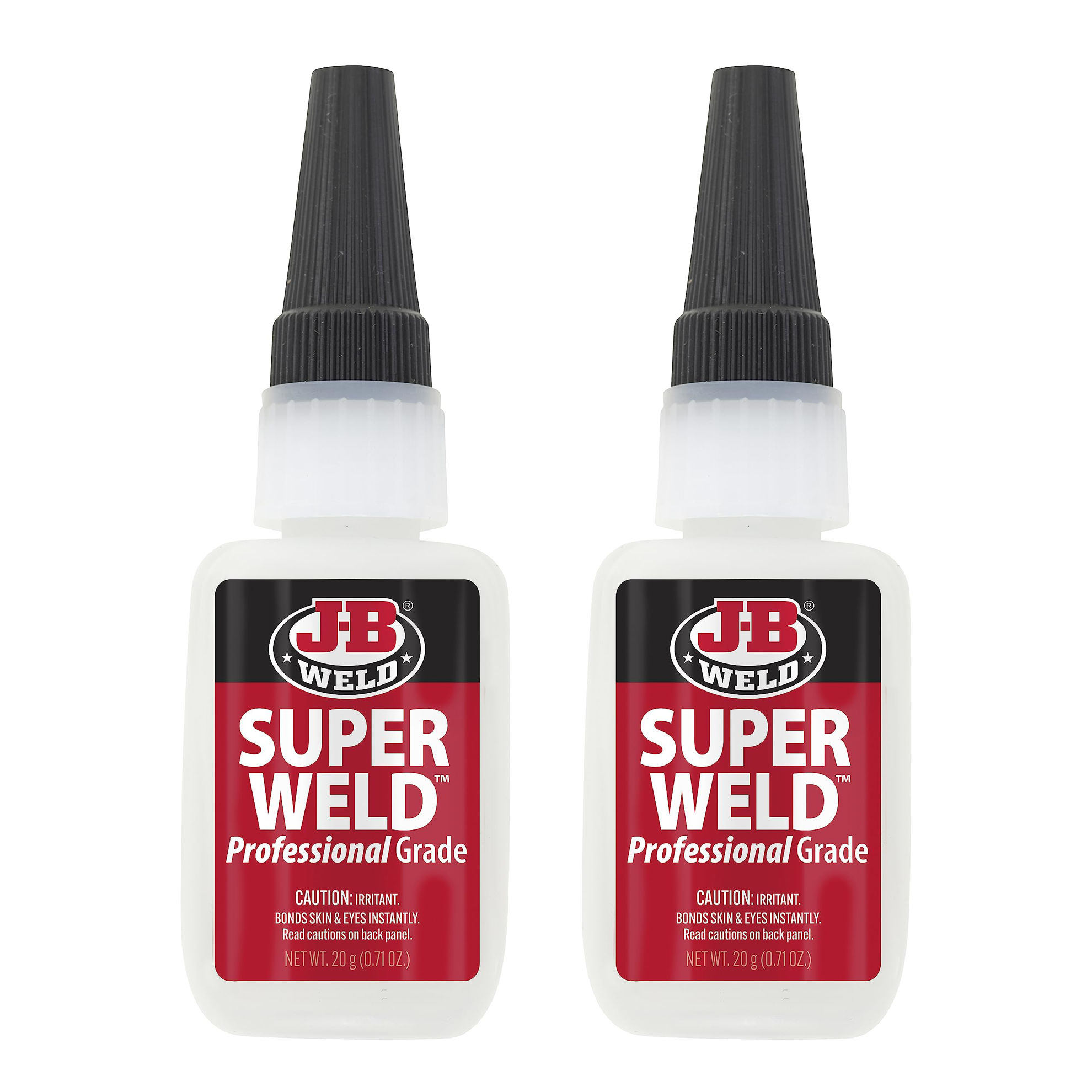 GetUSCart- J-B Weld Superglue 20g 2 Pack - SuperWeld Professional Grade