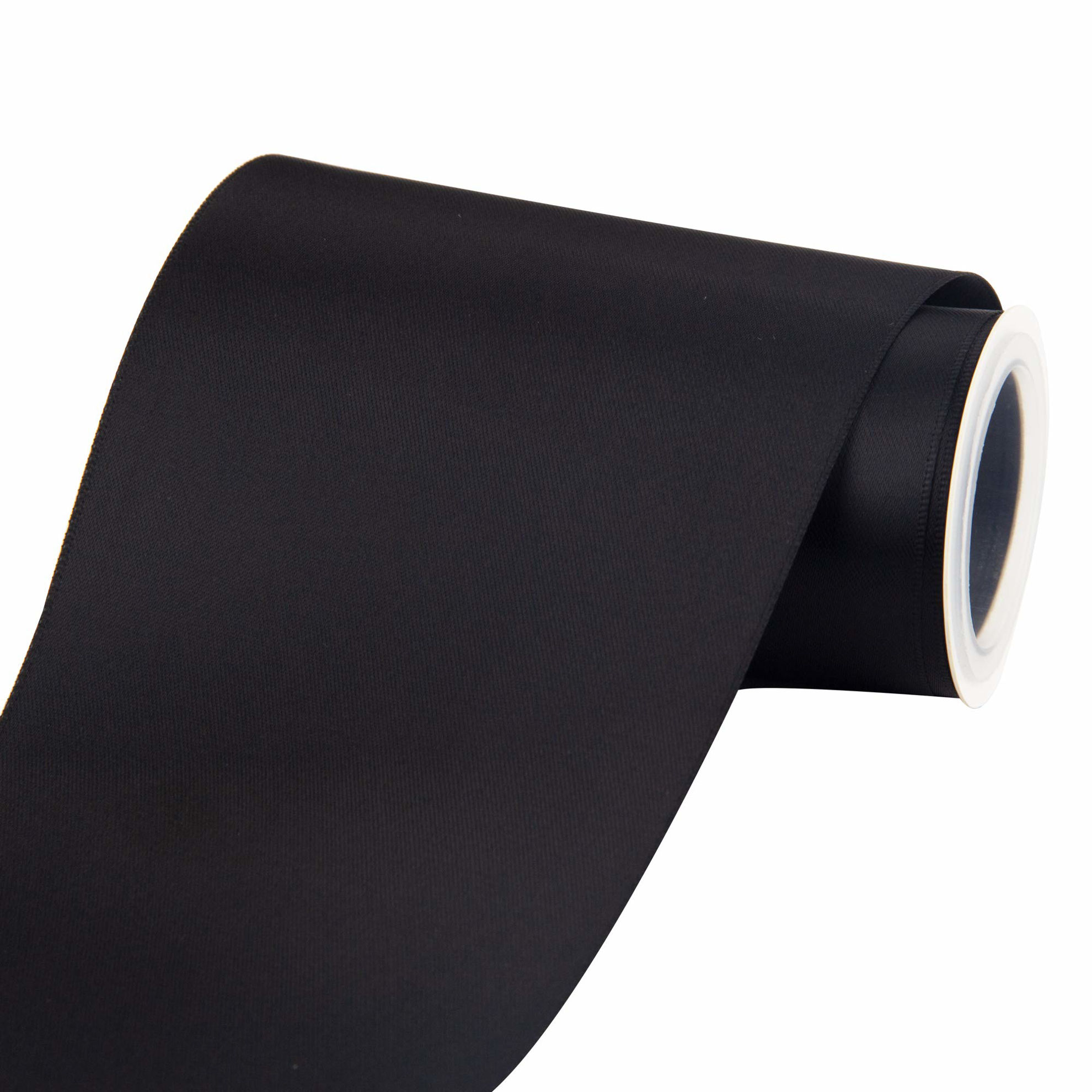 GetUSCart- VATIN 4" Wide Double Faced Polyester Black Satin Ribbon ...