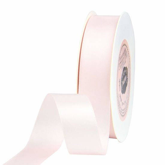 GetUSCart- VATIN 7/8 inch Double Faced Polyester Satin Ribbon Blush ...