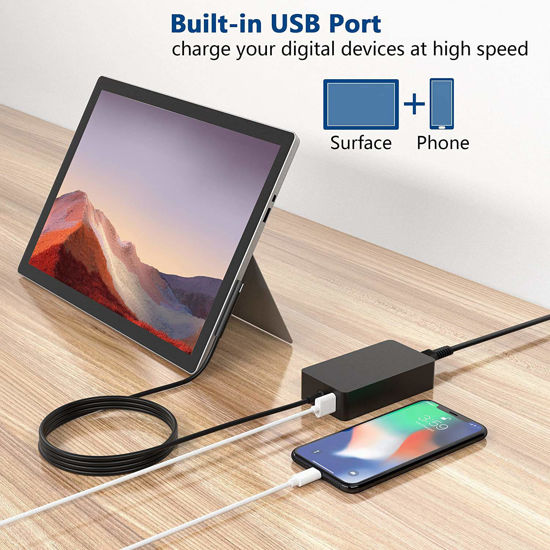 GetUSCart- Surface Pro Charger Compatible with Microsoft Surface Pro ...