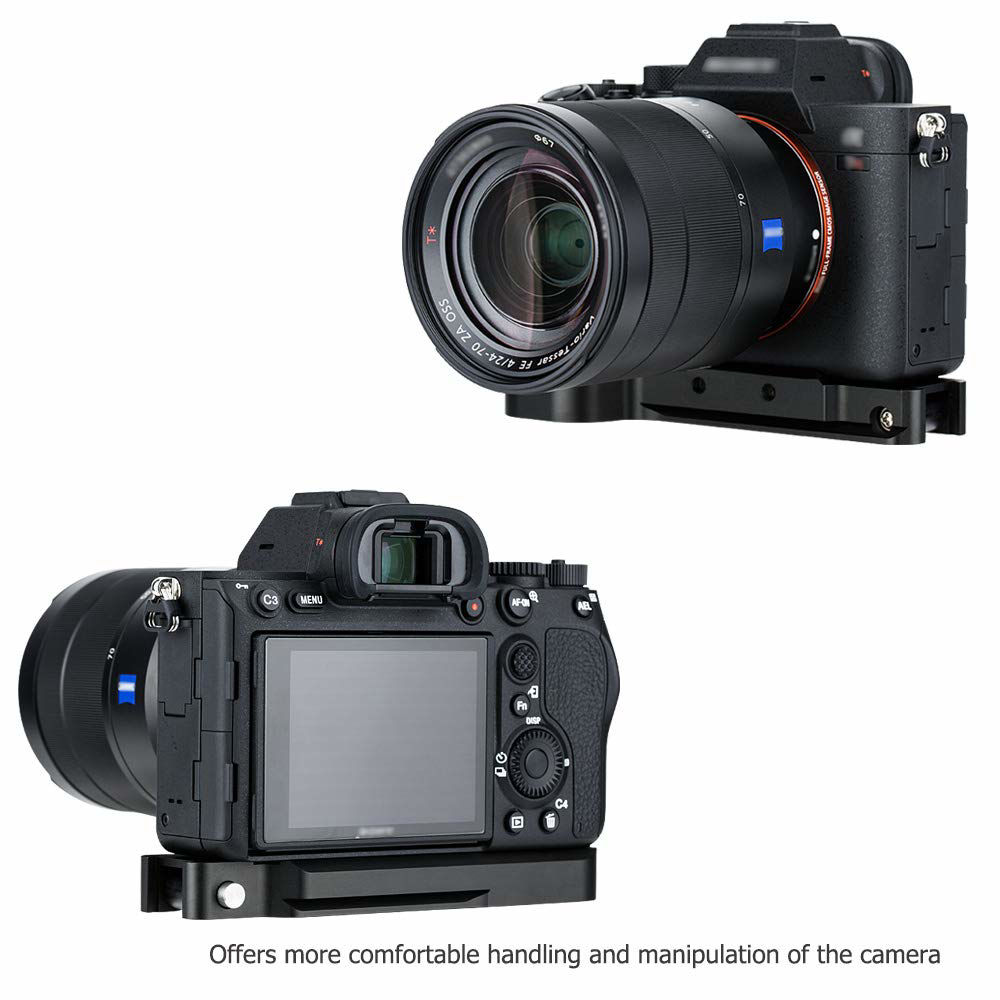 GetUSCart- JJC GP-X1EM Grip Extension Metal Bracket for Sony A7RV A7R5 ...