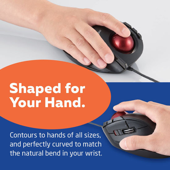 GetUSCart- ELECOM DEFT Trackball Mouse, Wired, Finger Control, 8-Button ...