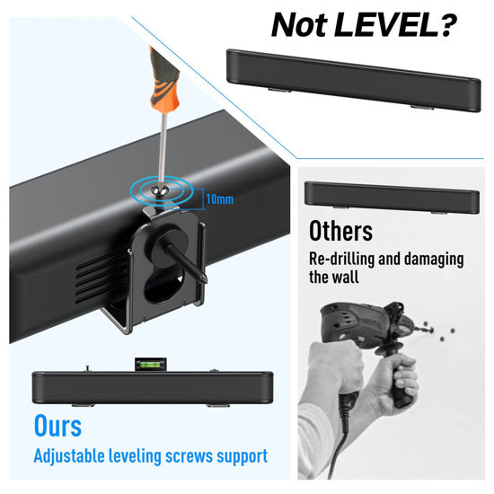 GetUSCart- MOUNTUP Universal Soundbar Wall Mount with Patented Design ...