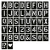 GetUSCart- 7 Inch Letter Stencils Symbol Numbers Craft Stencils, 42 Pcs ...