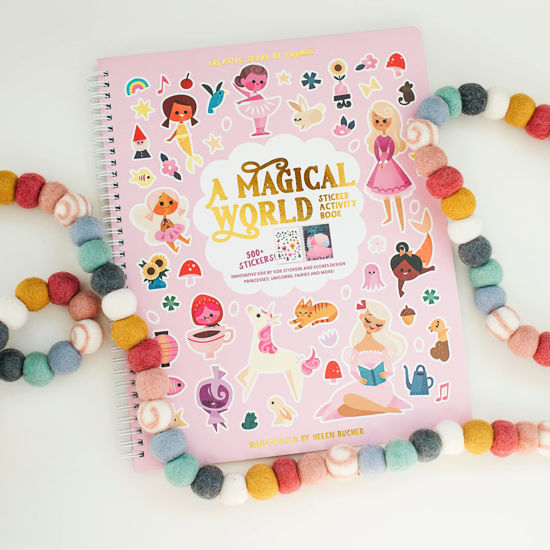 GetUSCart- A Magical World Princess Coloring Book with 500+ Stickers ...