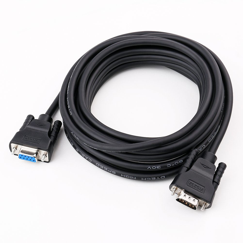 GetUSCart- DTech 15ft COM Port Serial Cable Male to Female RS232 ...