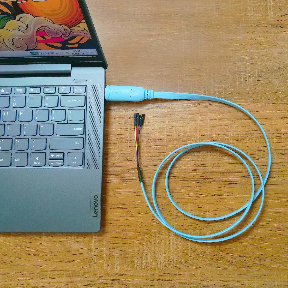 GetUSCart- DSD TECH SH-U09BL USB to TTL Serial Cable with CP2102N Chip ...