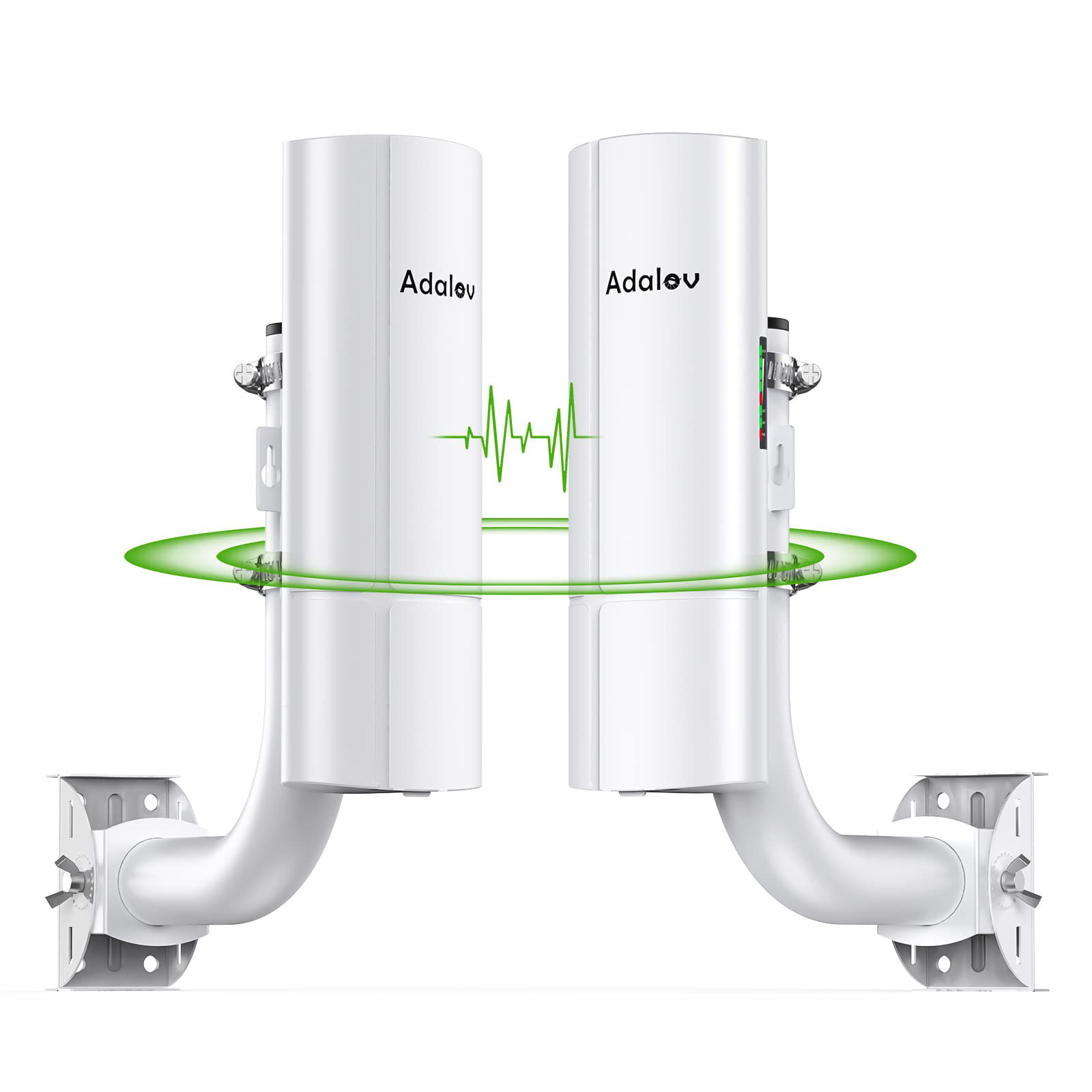 Long Range WiFi Adalov WiFi Bridges 2-Pack - 1.5KM Range Outdoor ...