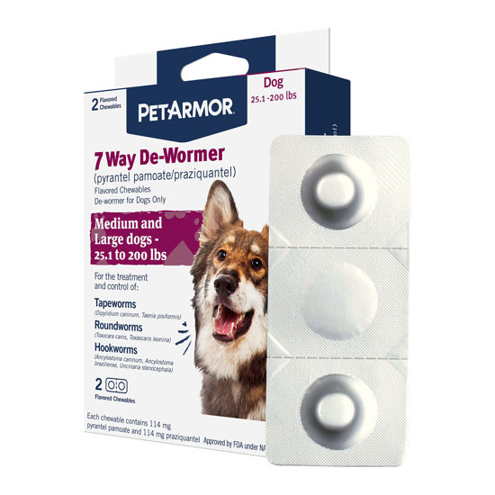 GetUSCart- PetArmor 7 Way De-Wormer for Dogs, Oral Treatment for ...