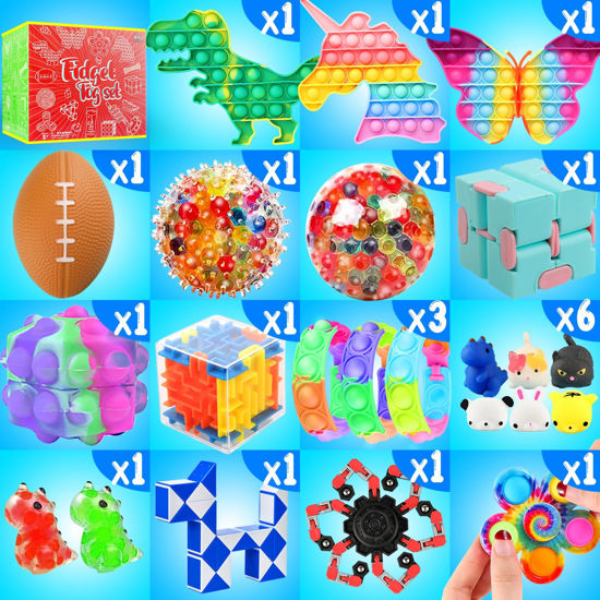 GetUSCart- Fidget Toys Set, 70 Pack Sensory Toys Party Favors Kids ...