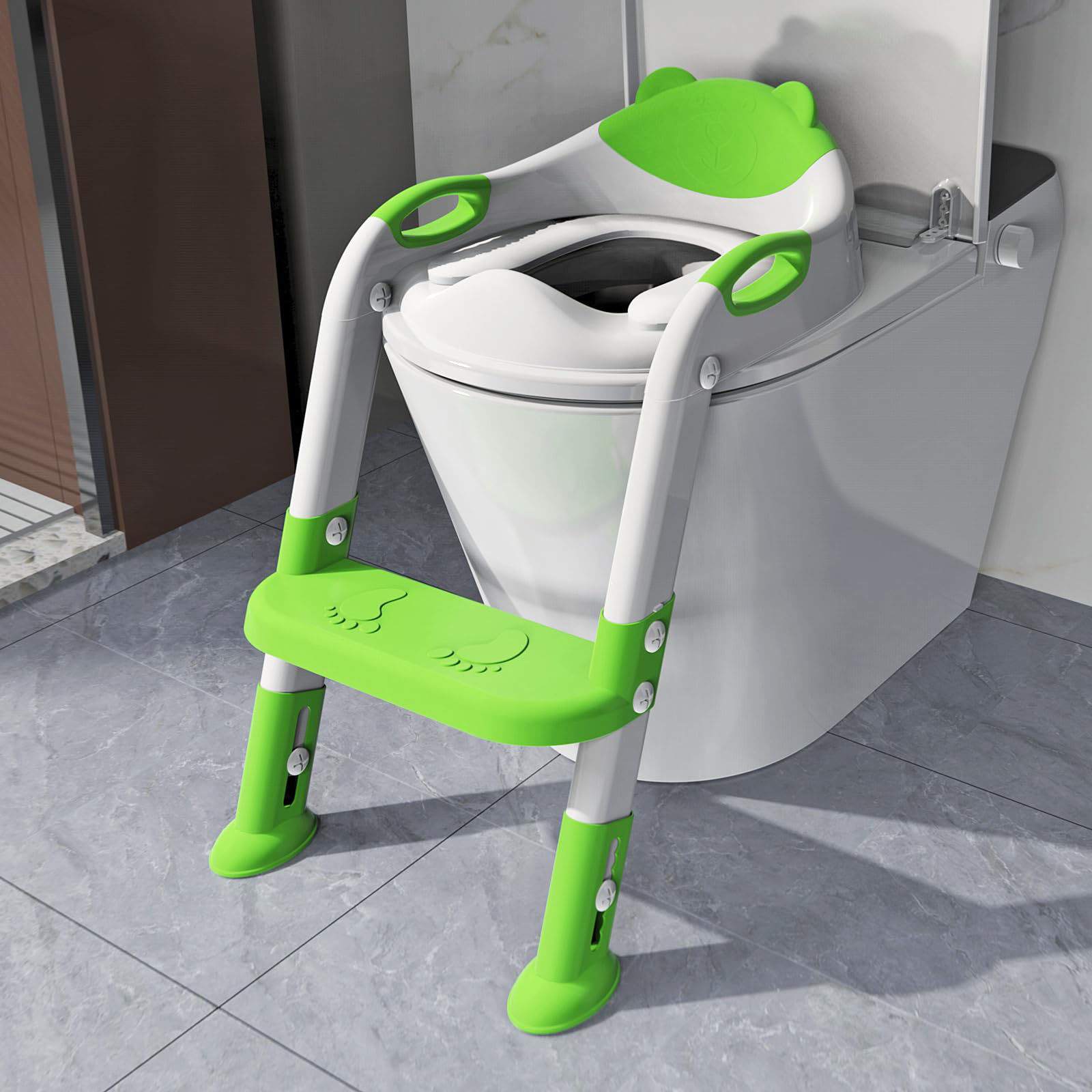 GetUSCart- Toilet Potty Training Seat with Step Stool Ladder,SKYROKU ...